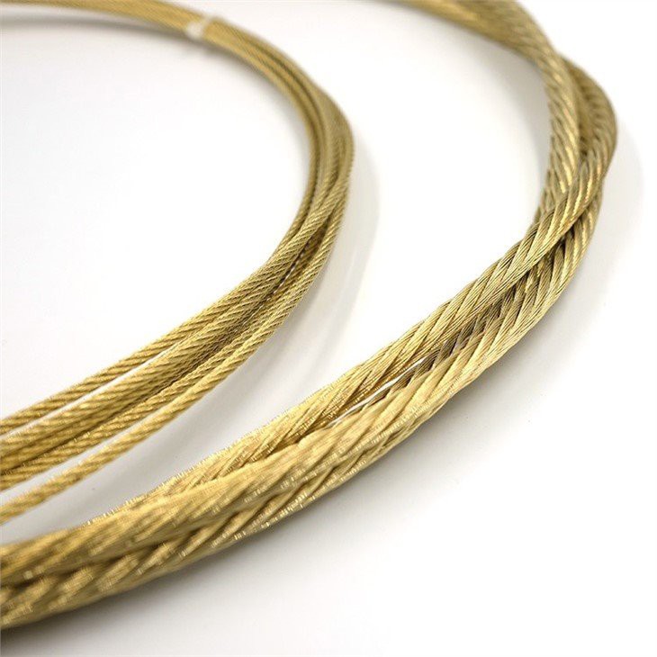 Custom Brass Coated Steel Wire Rope Manufacturers Suppliers Factory