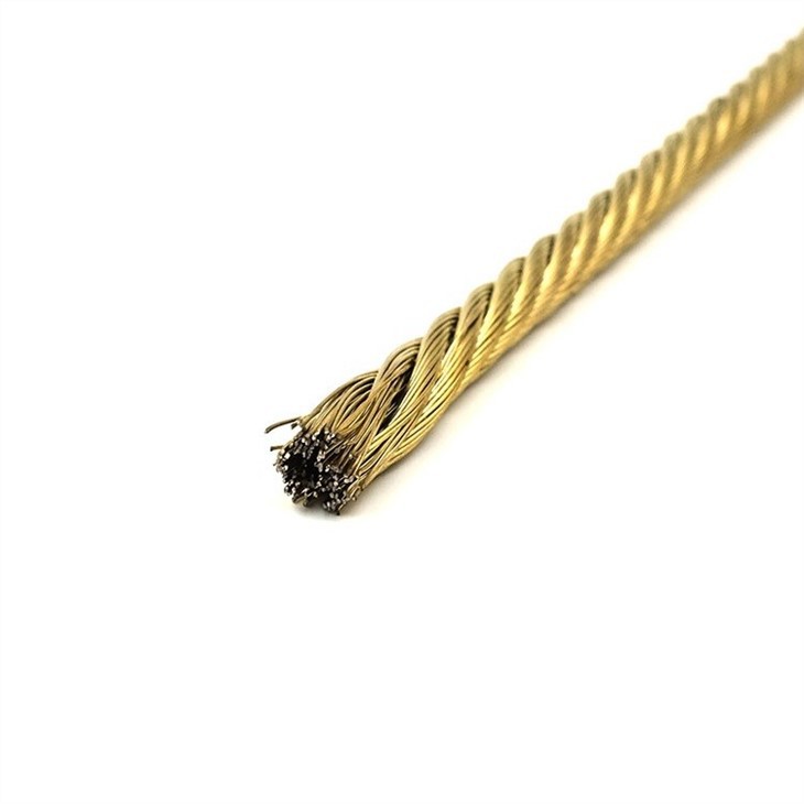 Custom Brass Coated Steel Wire Rope Manufacturers Suppliers Factory